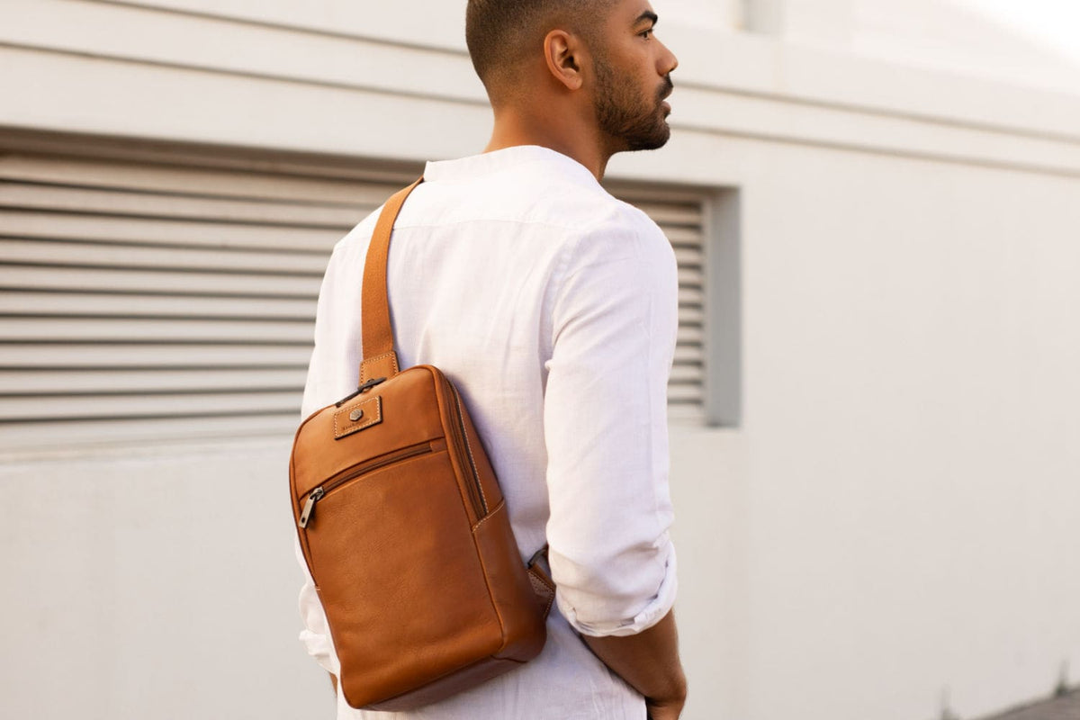 Black Camo Single Strap Backpack | Jekyll & Hide