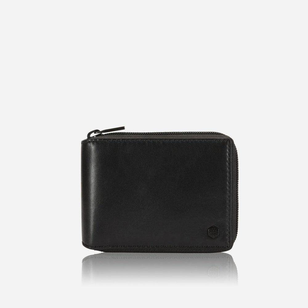 Luxurious Mocha Zip-Around Wallet with Coin | Jekyll & Hide