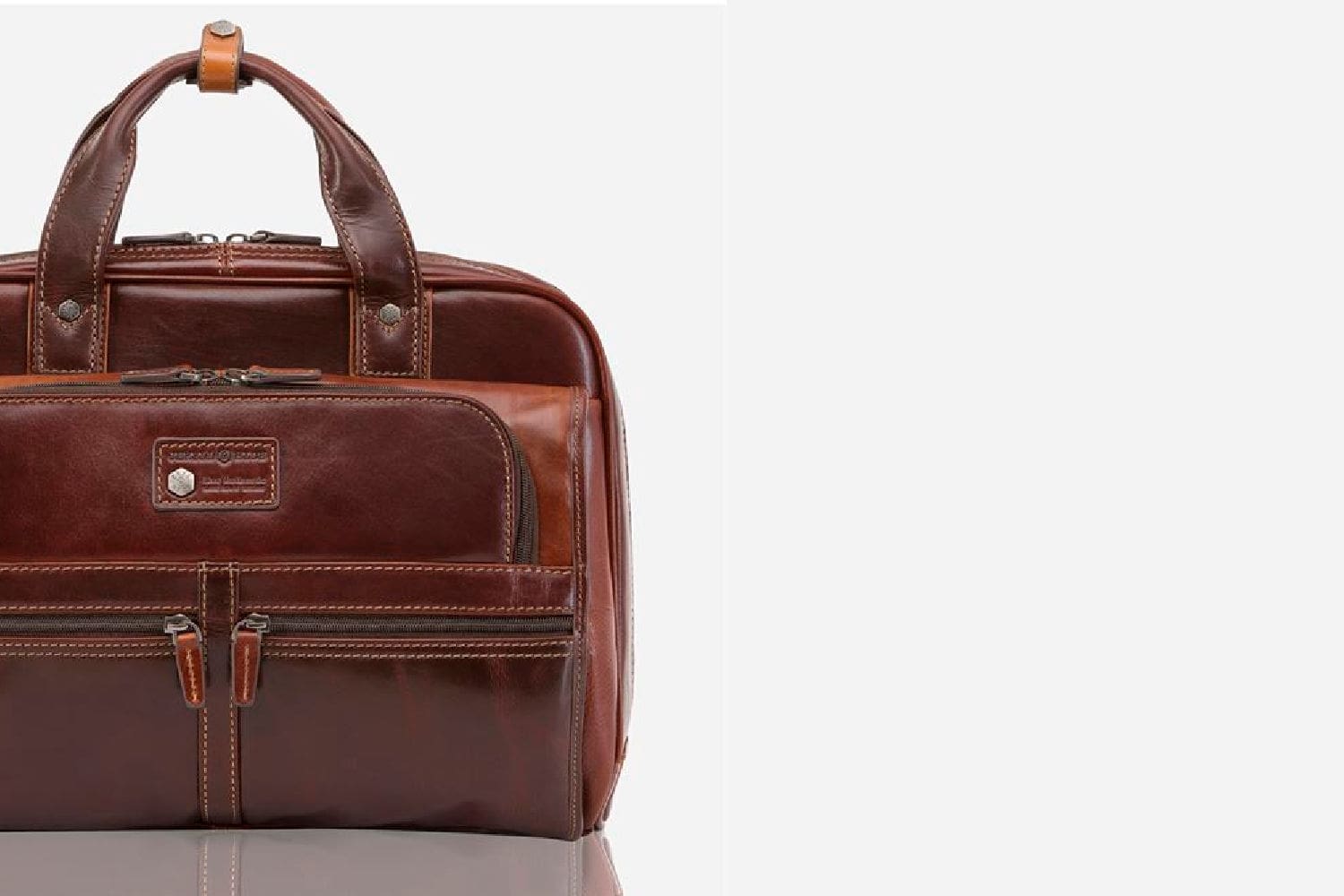Colt Indulge Large Multi Compartment Briefcase in Rich Mahogany ...